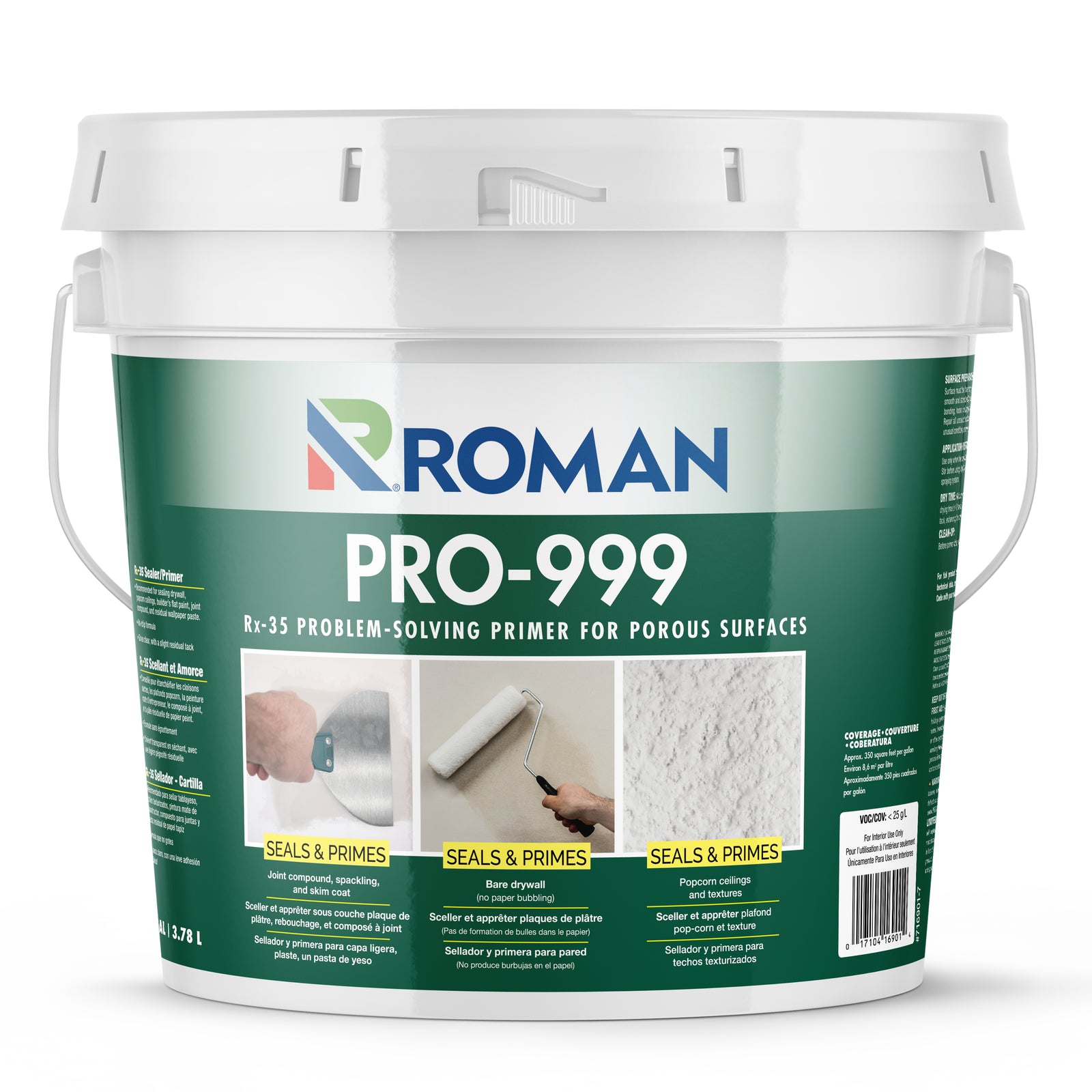 PRO-999 Rx-35® Sealer/Primer for Porous Surfaces - ROMAN Products