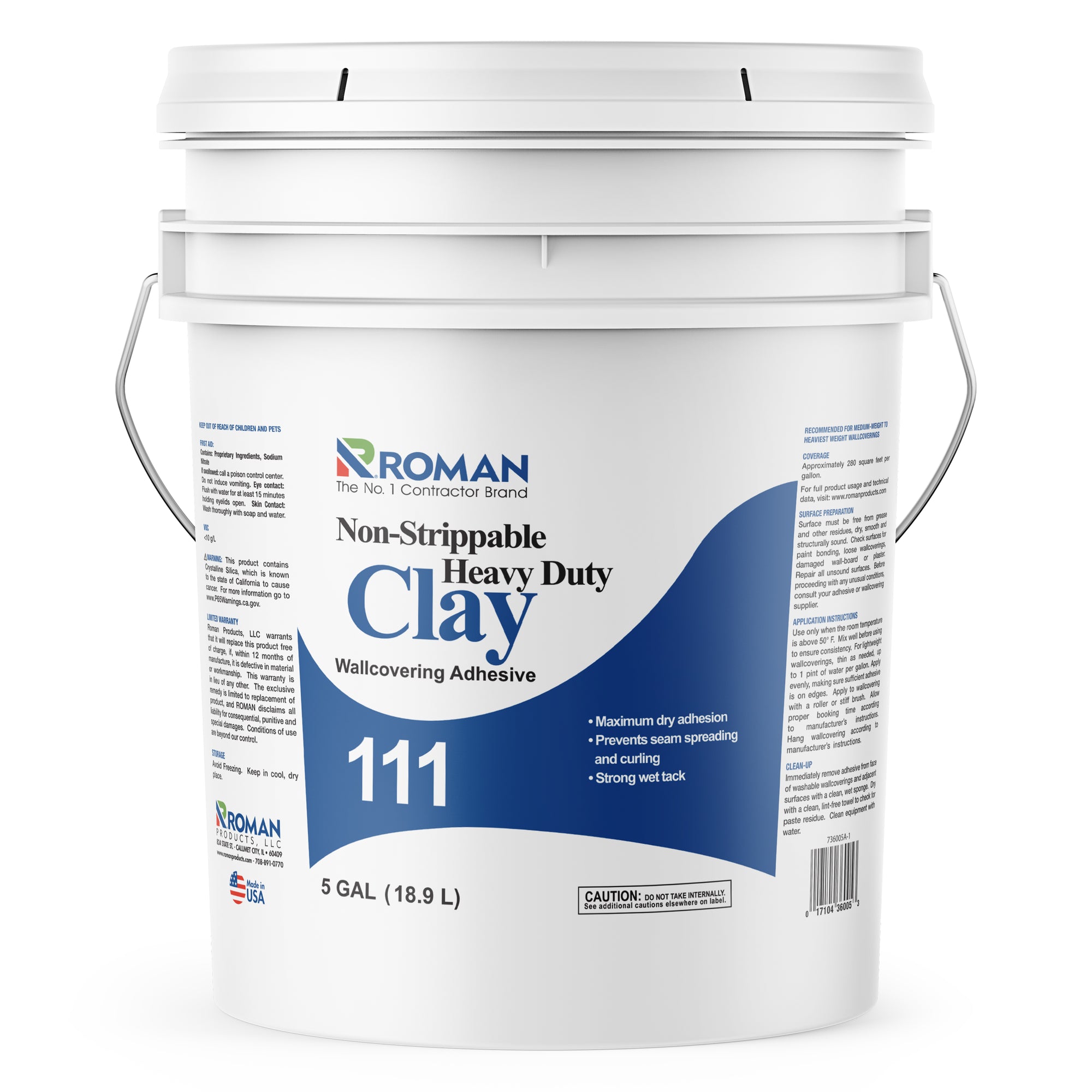 Clay Wallcovering Adhesives | ROMAN Products