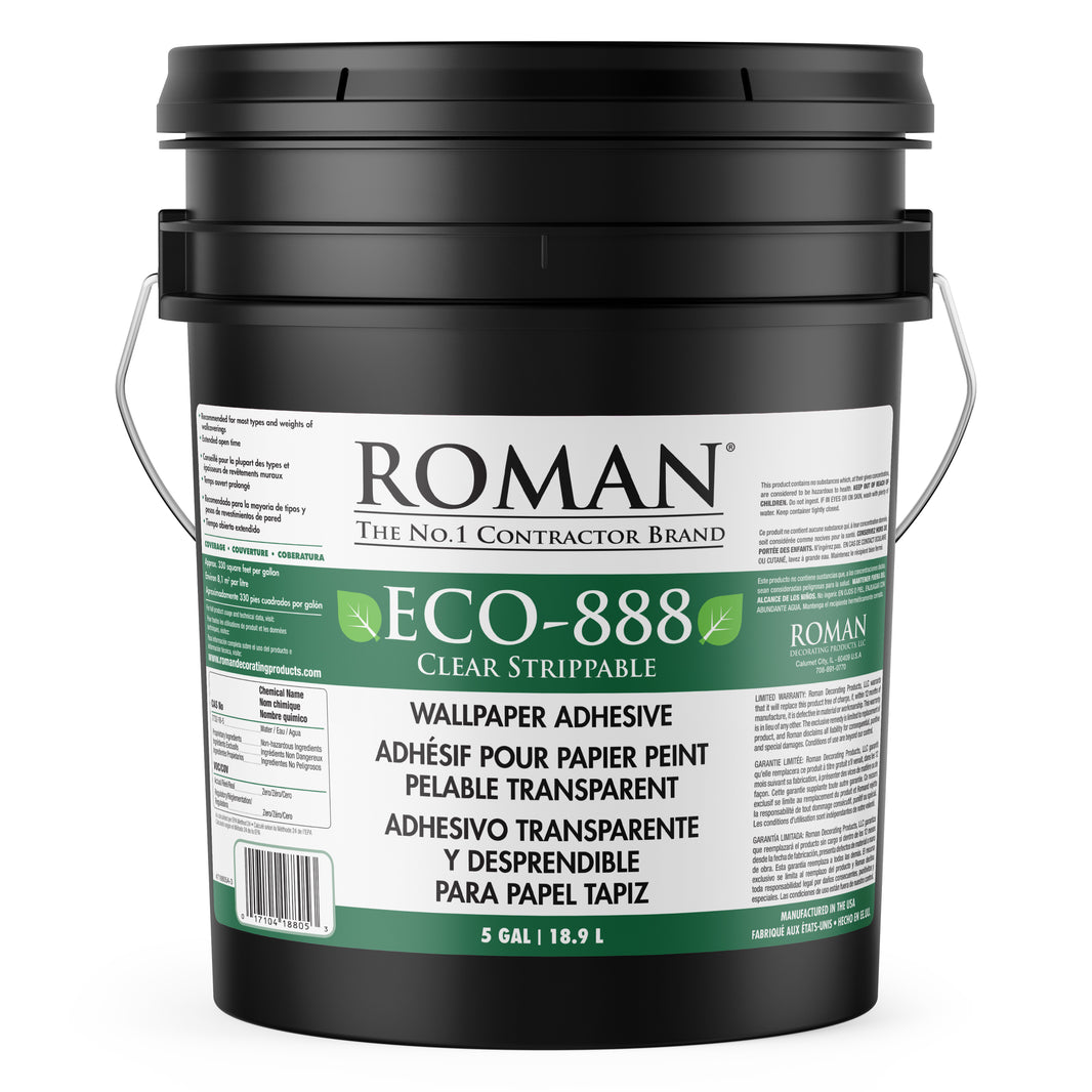 Clear Wallcovering Adhesives | ROMAN Products