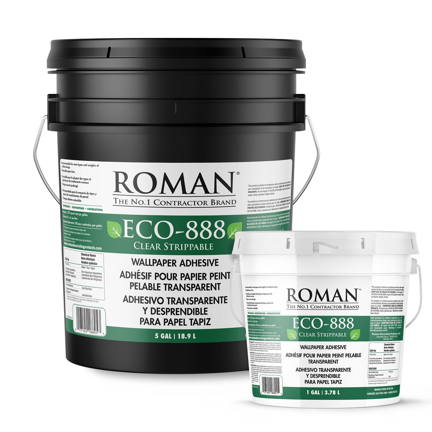Clear Wallcovering Adhesives | ROMAN Products
