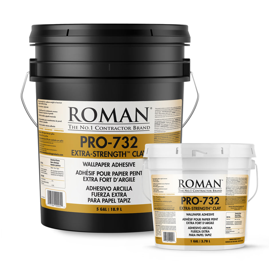 Clay Wallcovering Adhesives | ROMAN Products