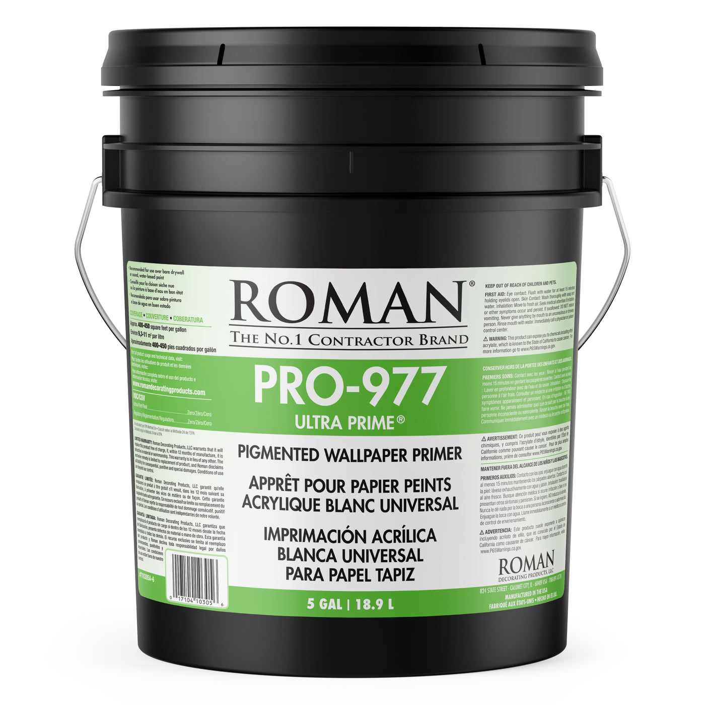PRO-977 Ultra Prime® Pigmented Wallcovering Primer - ROMAN Products
